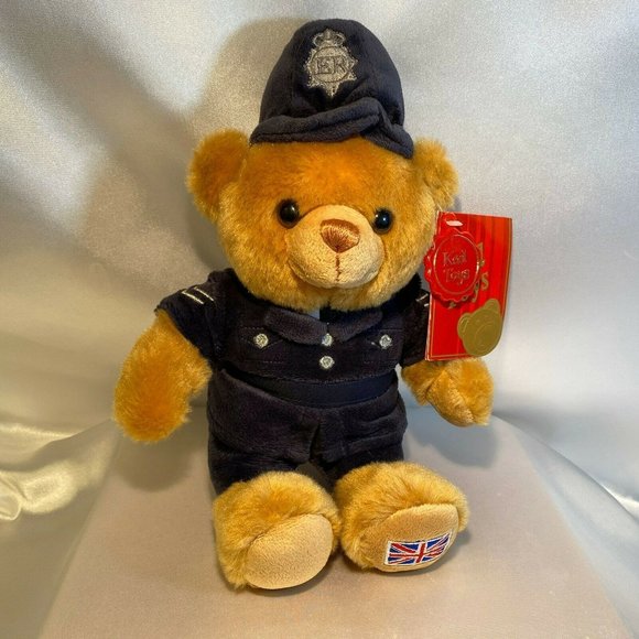 Keel Toys | Toys | Bear Plush Uk British Police Bobby Stuffed Animal ...